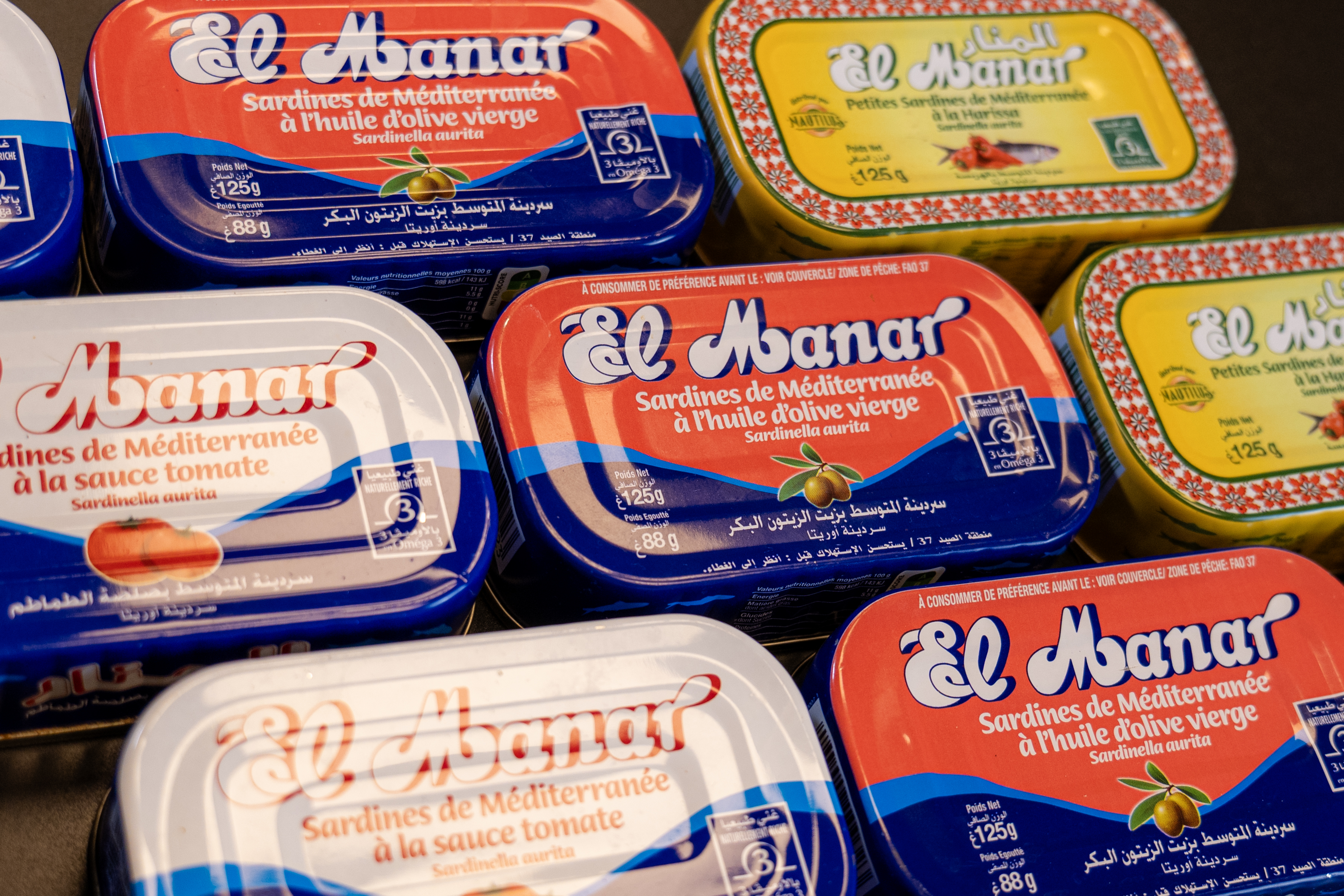 El Manar Thon et Sardines livrés chez vous avec el-manar.fr